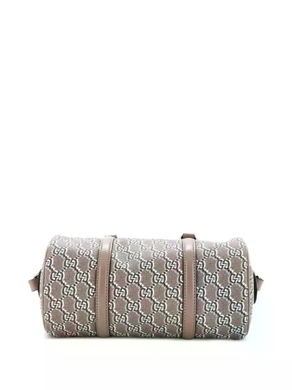 Gucci Convertible Duffle Bag Gg Shadow Coated Canvas Small