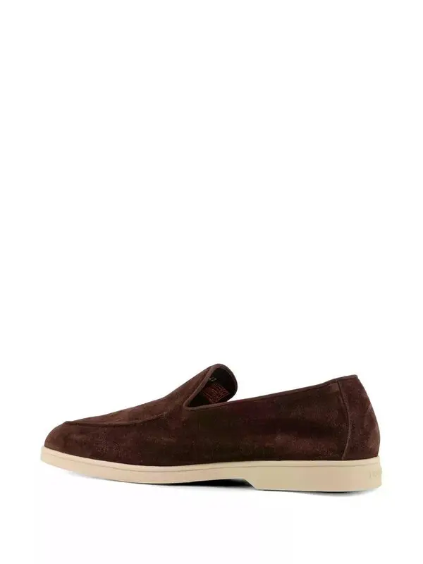 DOUCAL'S Embossed Stitching Loafers