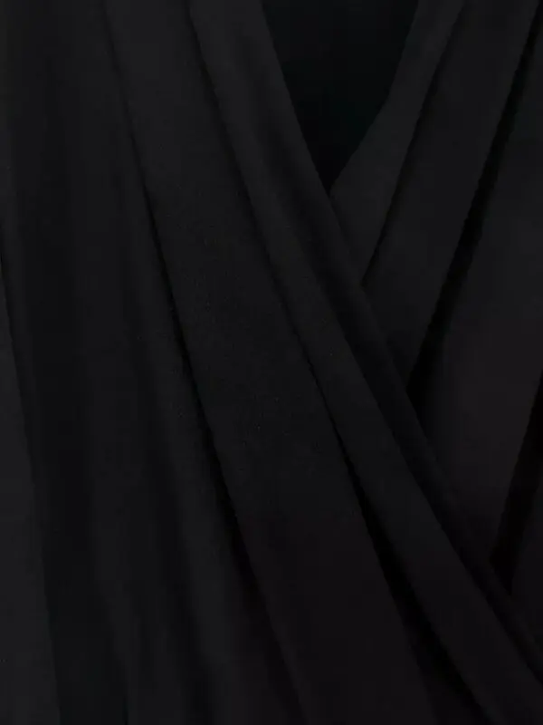 SEMICOUTURE Satin Wrap Blouse
