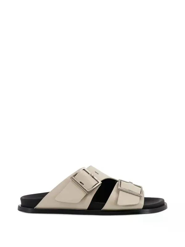 ALOHAS Leather Sandals With Adjustable Straps