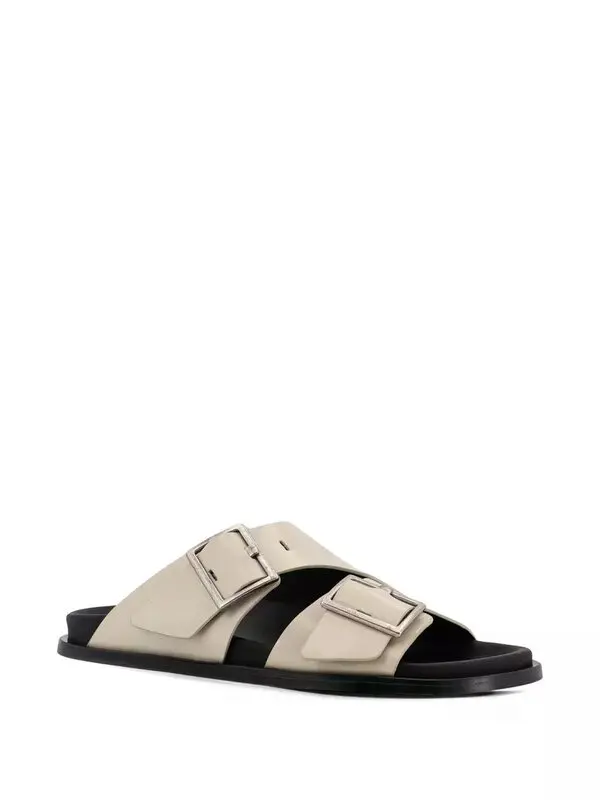 ALOHAS Leather Sandals With Adjustable Straps