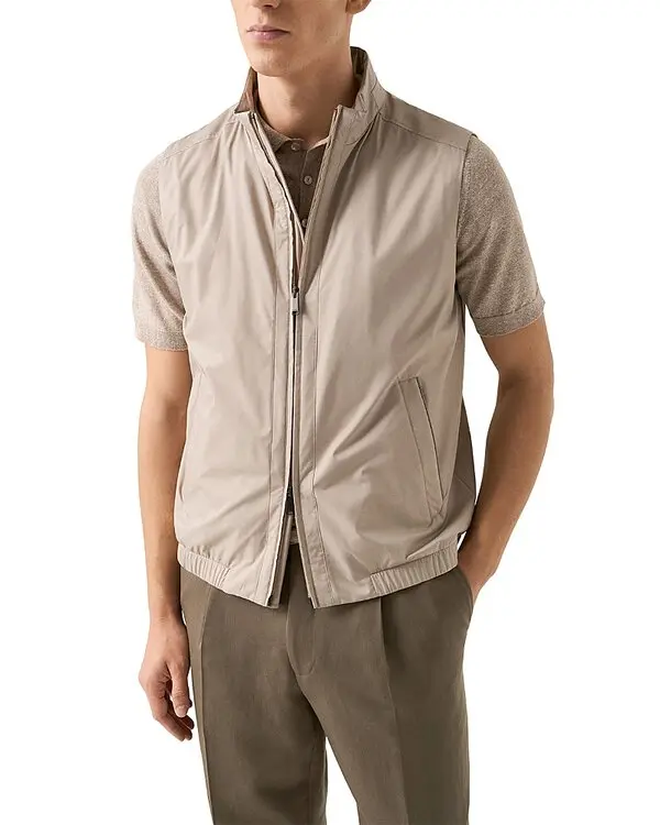 Eton Lightweight Wind Vest - Light Beige