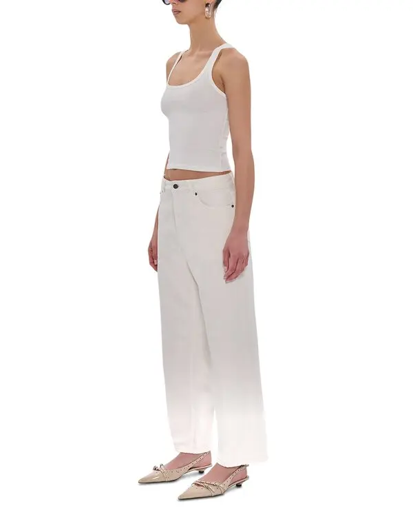 HAIKURE Betty Bull Straight Jeans - Off White