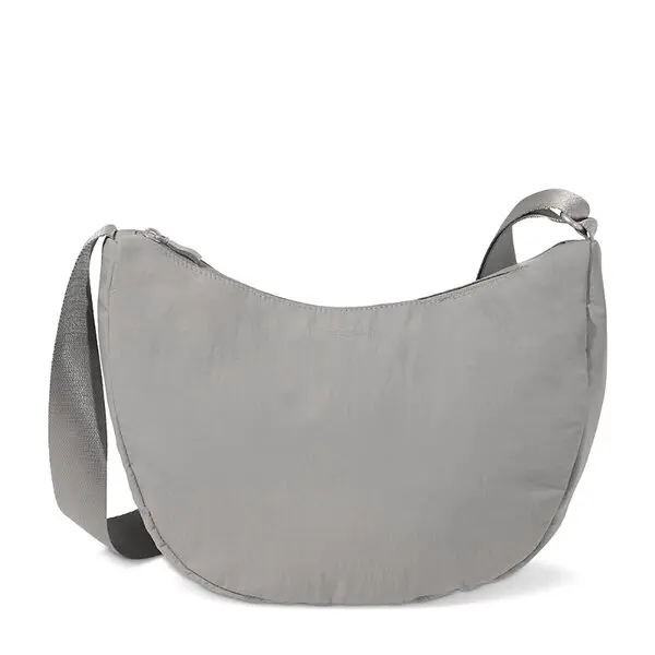 BAGGALLINI Swift Crescent Crossbody Bag - B-lite Silver Sand