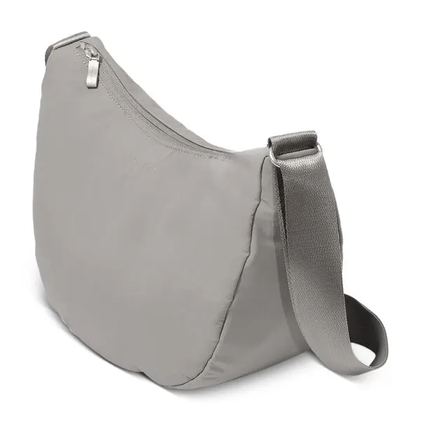 BAGGALLINI Swift Crescent Crossbody Bag - B-lite Silver Sand