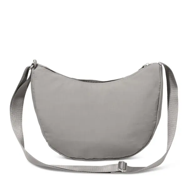 BAGGALLINI Swift Crescent Crossbody Bag - B-lite Silver Sand