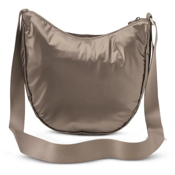 BAGGALLINI Swift Crescent Crossbody Bag - Copper Metallic
