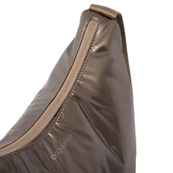 BAGGALLINI Swift Crescent Crossbody Bag - Copper Metallic