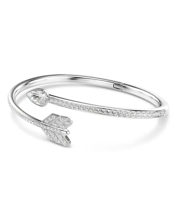 SWAROVSKI Idyllia Crystal Arrow Bypass Bangle Bracelet
