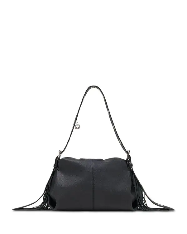 Maje Miss M Leather Crossbody Bag