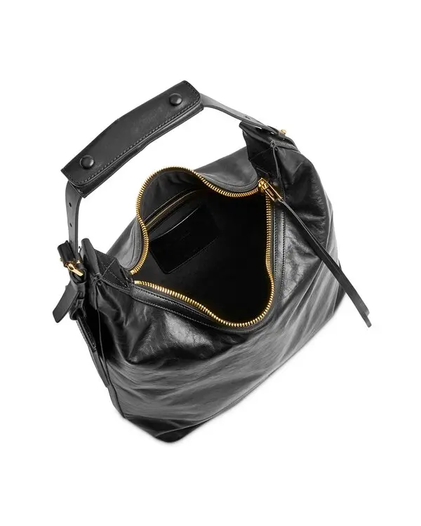 Moschino Leather Hobo Shoulder Bag
