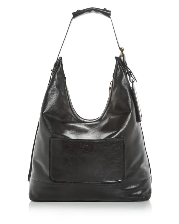 Moschino Leather Hobo Shoulder Bag