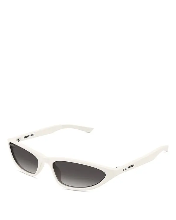 Balenciaga Round Sunglasses, 59mm - White