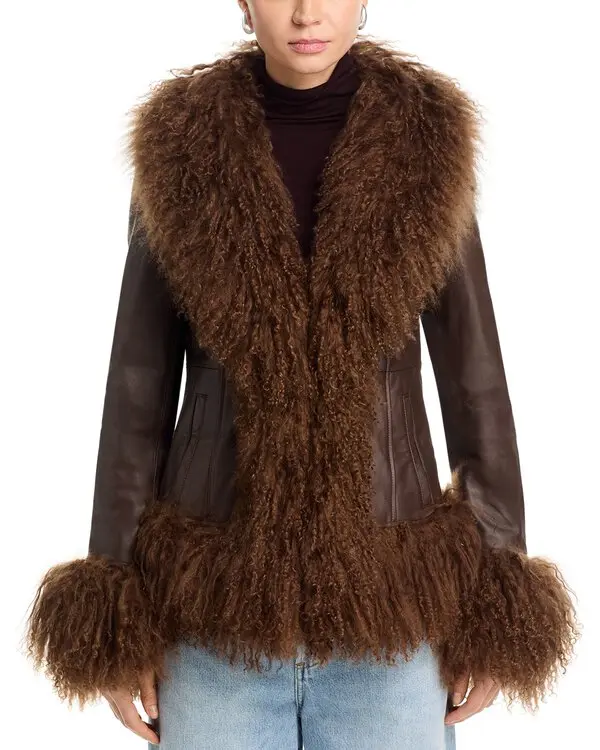 SUSANNA CHOW Leather Dorothy Jacket