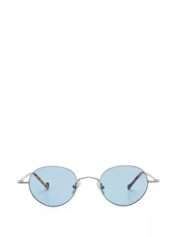 EYEPETIZER Oval Frame Sunglasses - Silver