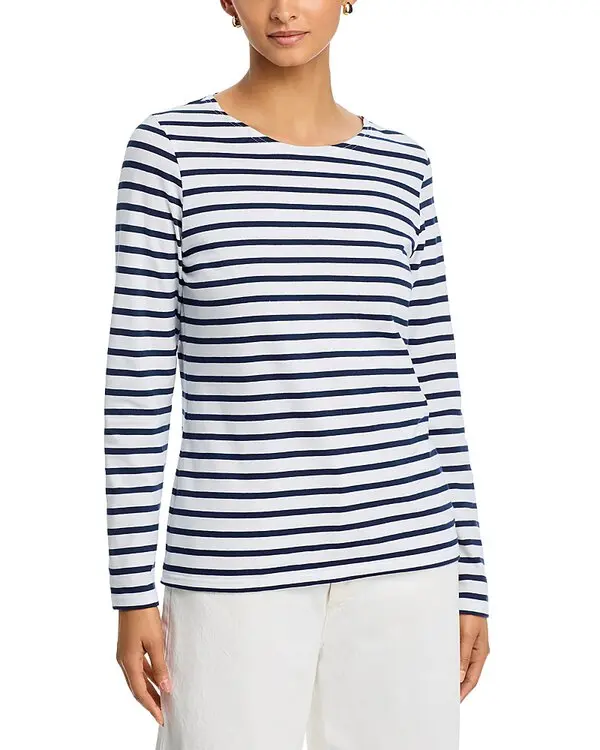 NOMOS GLASHUTTE Saint James Long Sleeve Tee - Neige/marine