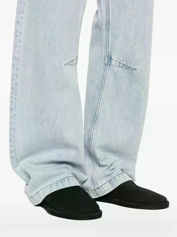 ENTIRE STUDIOS Gem Logo-patch Belt-loop Jeans