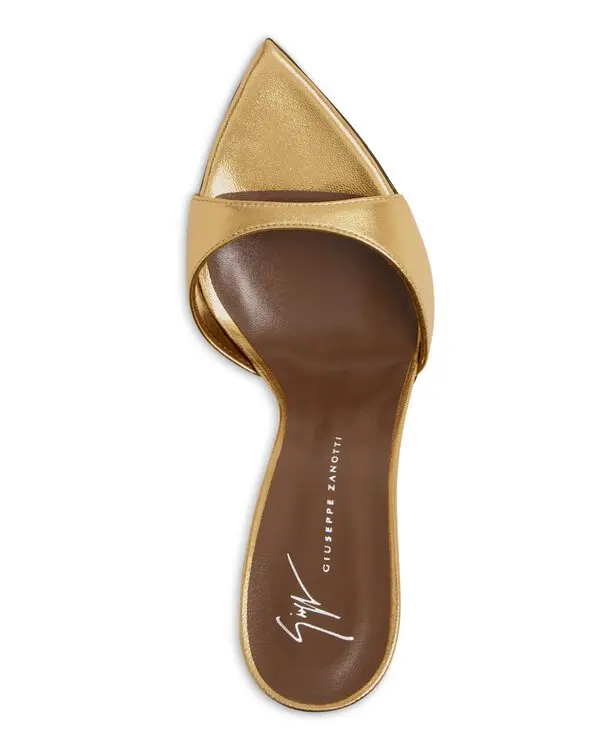 GIUSEPPE ZANOTTI Intriigo Slide Sandals - Oro
