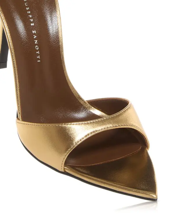 GIUSEPPE ZANOTTI Intriigo Slide Sandals - Oro