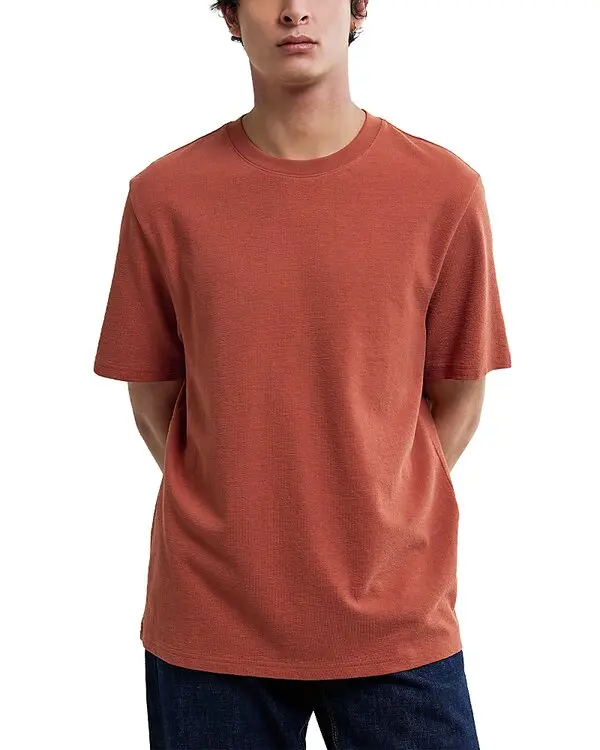 WAX LONDON Dean Crewneck T-shirt - Rust