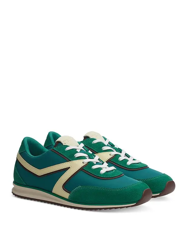 Rag & Bone Retro Trainer Sneakers - Green