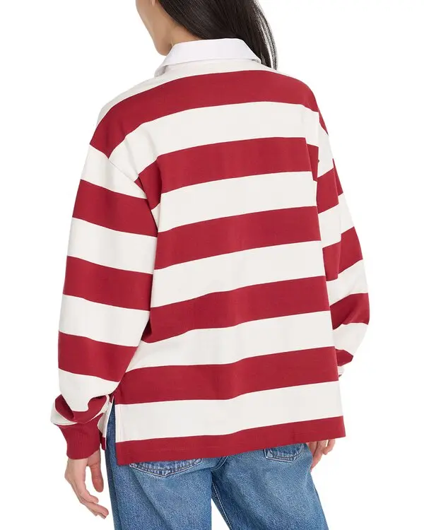 Good American Oversized Rugby Tee