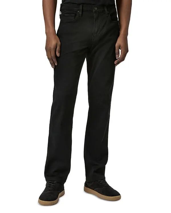 Paige Normandie Straight Leg Jeans - Black Shadow