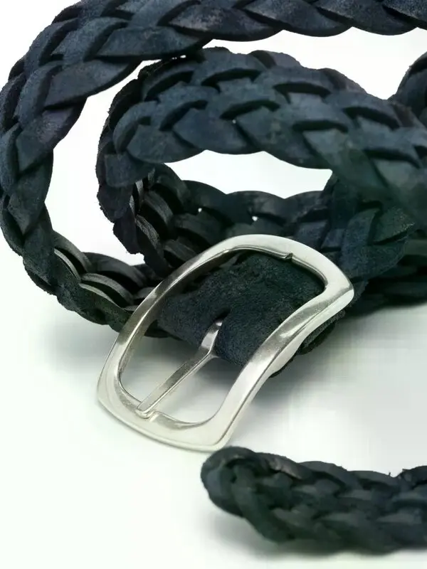 Orciani Braided Leather Belt