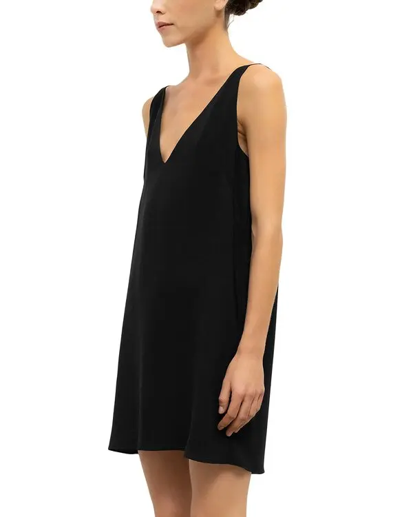 LESET Ari V Neck Mini Dress