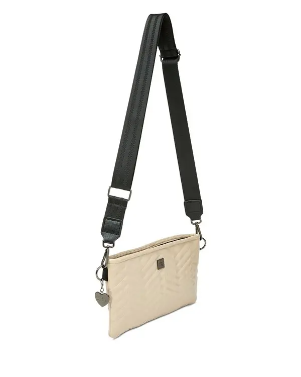 THINK ROYLN Small Quilted Crossbody - Blonde