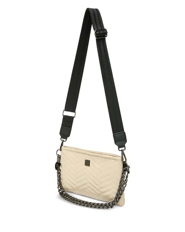 THINK ROYLN Small Quilted Crossbody - Blonde