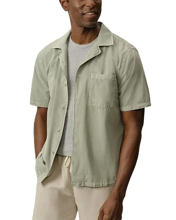 ALEX CRANE Air Cotton Camp Shirt - Riverstone