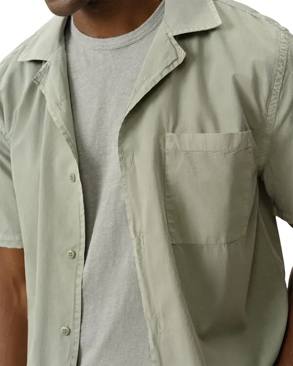 ALEX CRANE Air Cotton Camp Shirt - Riverstone