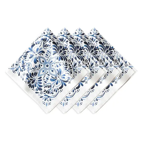 JULISKA Iberian Napkin, Set Of 4 - Indigo