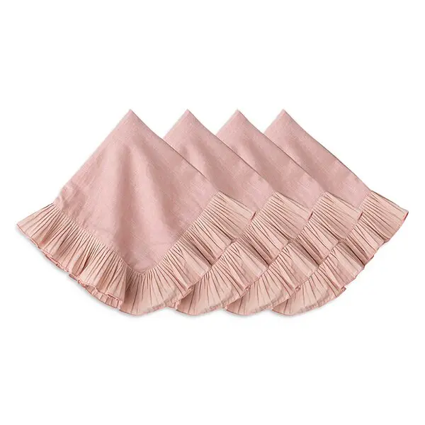JULISKA Mademoiselle Napkin, Set Of 4 - Petal Pink