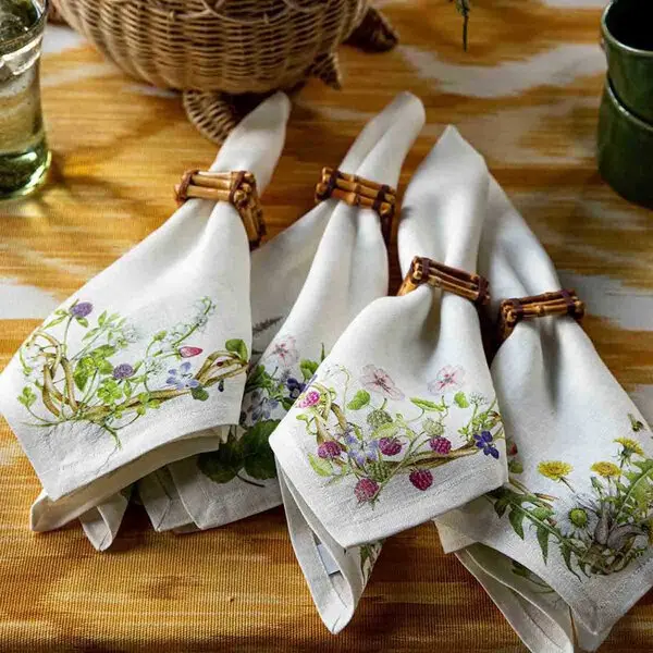 JULISKA Meadow Walk Linen Napkin, Set Of 4