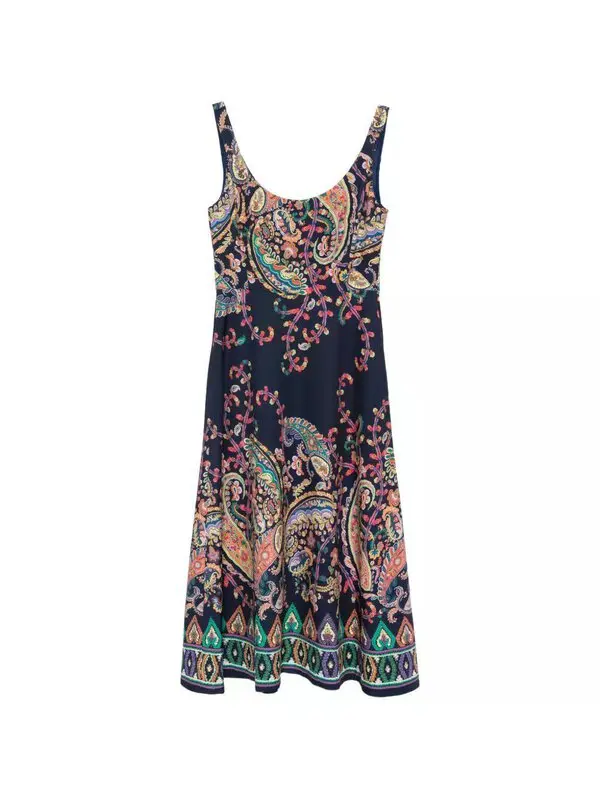 Etro Paisley Print A-line Dress