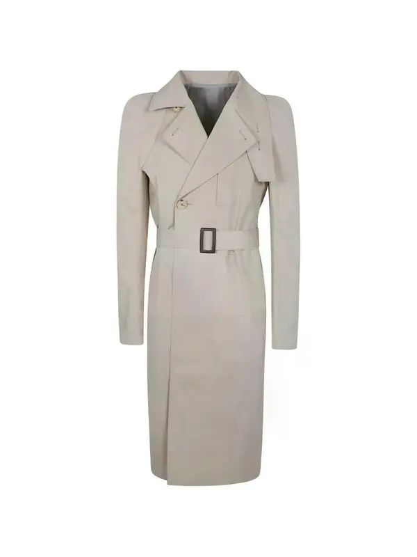 Rick Owens Temple Belted Trench Coat