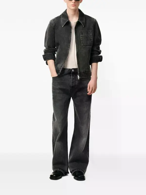 AMI Paris Wide Leg Jeans