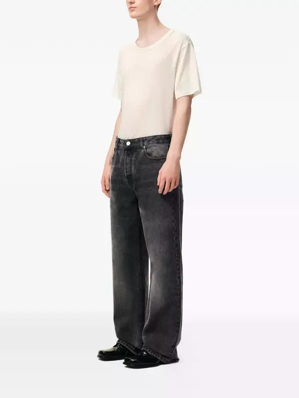 AMI Paris Wide Leg Jeans