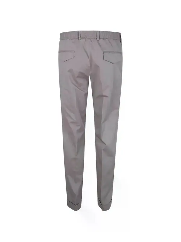 BARBA NAPOLI Pleated Trousers - Grey