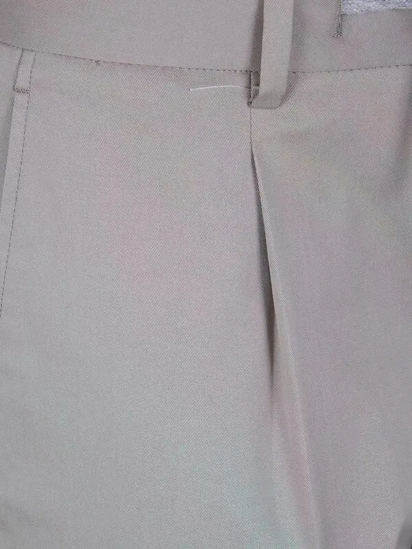 BARBA NAPOLI Pleated Trousers - Grey