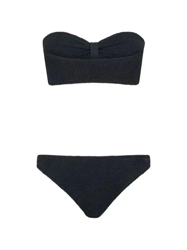 Hunza G Textured Jean Bikini - Black