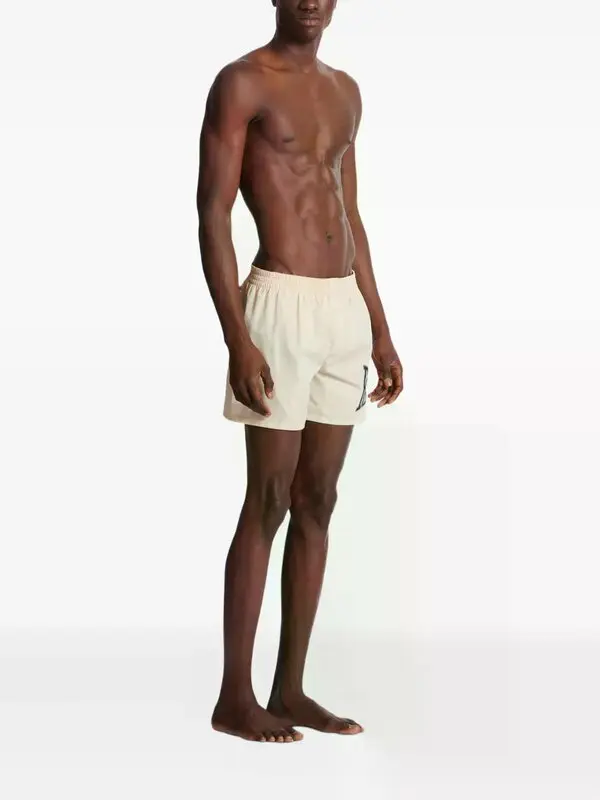 Balmain Printed Swim Shorts - Neutrals