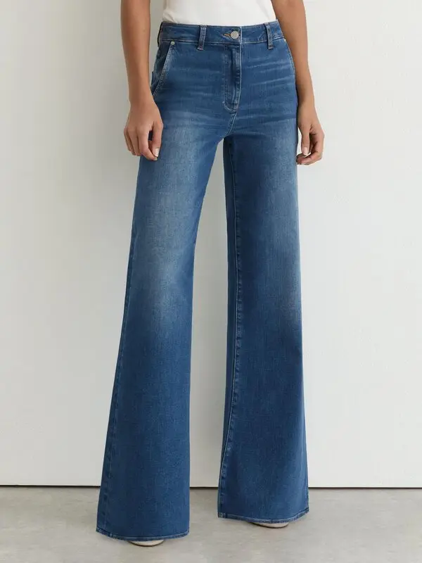 REISS Addie Petite Wide-leg Jeans