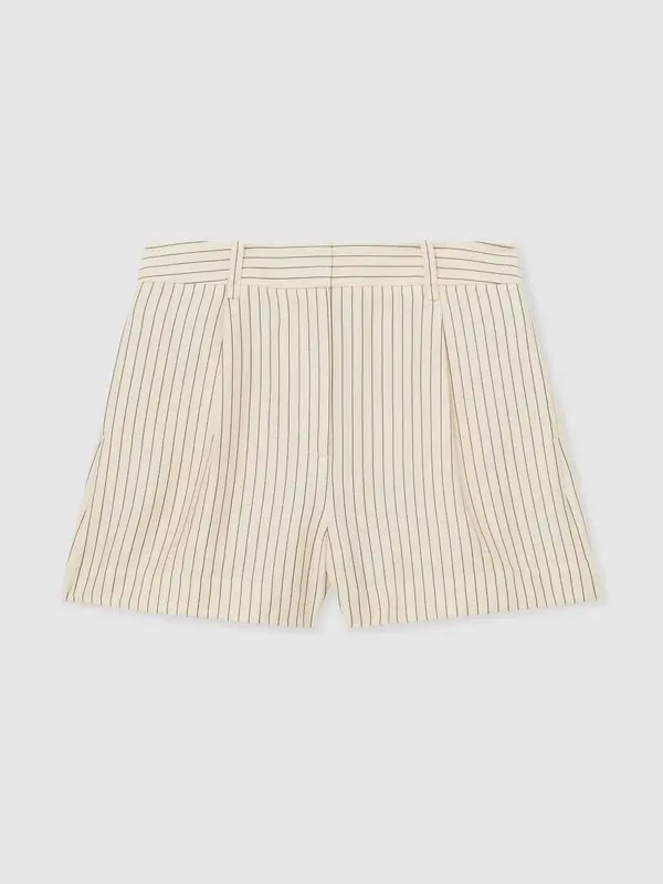 REISS Jayce Pinstripe Tailored Shorts
