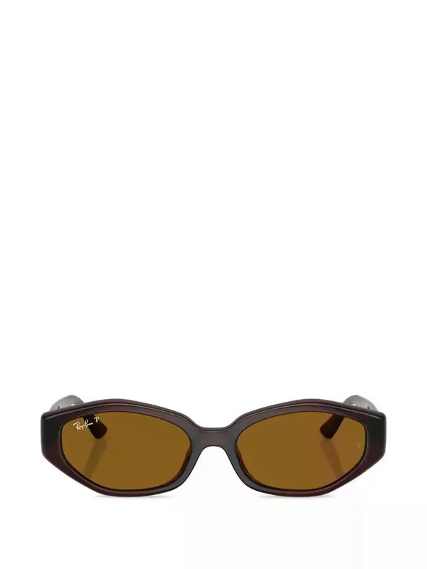 Ray-ban Geometric-frame Sunglasses - Brown
