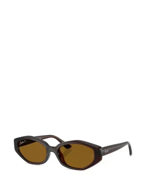 Ray-ban Geometric-frame Sunglasses - Brown