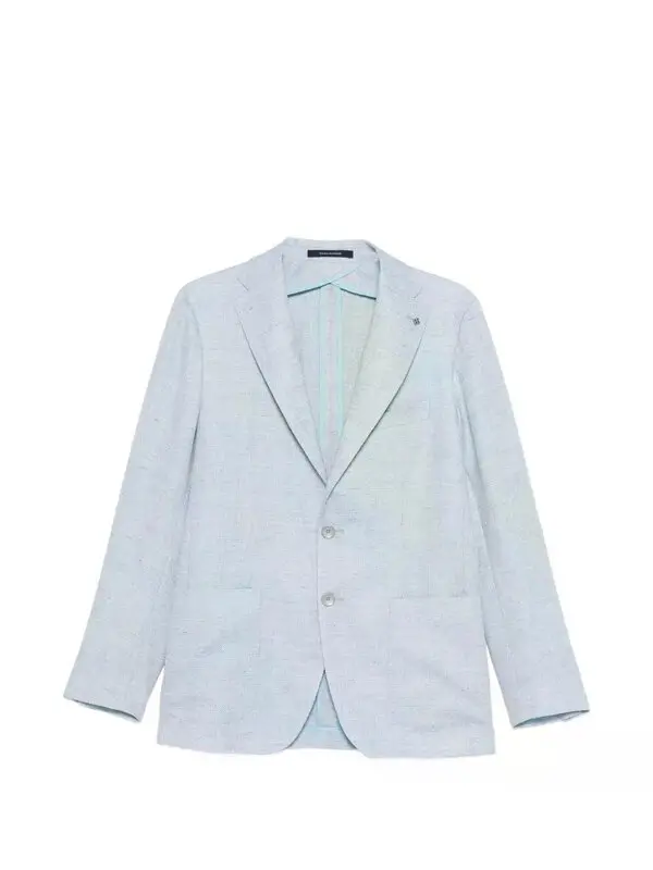 Tagliatore Logo-pin Blazer - Blue