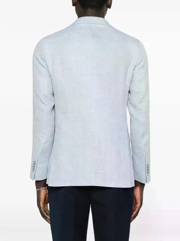 Tagliatore Logo-pin Blazer - Blue